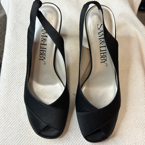 Sam & Libby | Shoes | Sam Libby Darla Open Toe Sling Back Heels | Poshmark